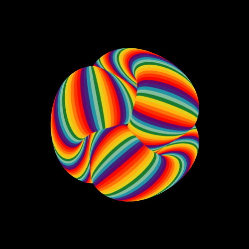 Multicolor Swirling Ball Optical Illusion Multicolor Swirling Ball Optical Illusion