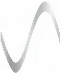 Sine Line Optical Illusion