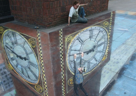 Julian Beever Rides Again!