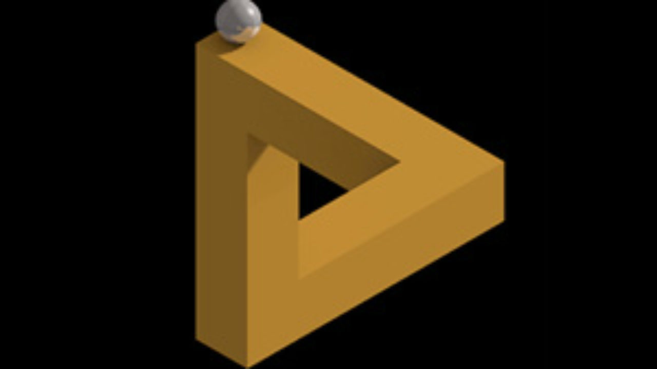 Penrose Triangle Optical Illusions
