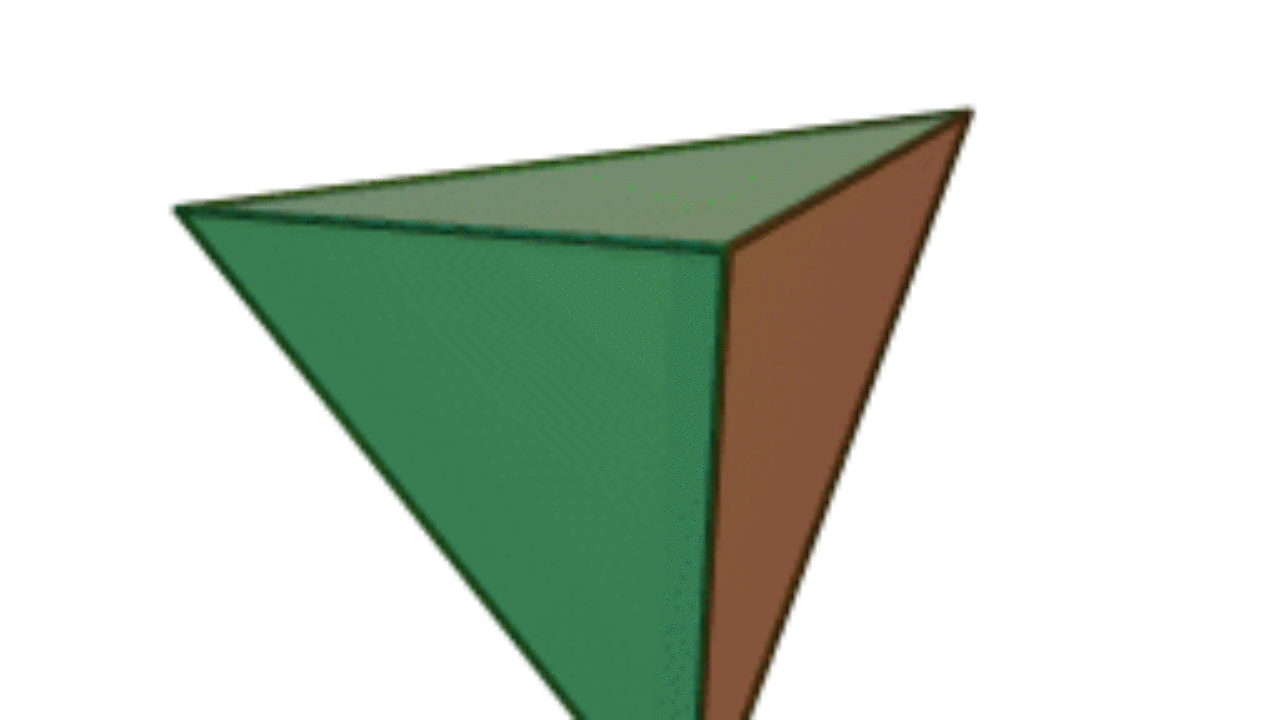 A Is A Tetrahedron Triangular Prism