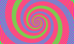 Animated Color Optical Illusion