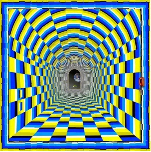 Awesome Moving Tunnel Optical Illusion! Awesome Moving Tunnel Optical Illusion!