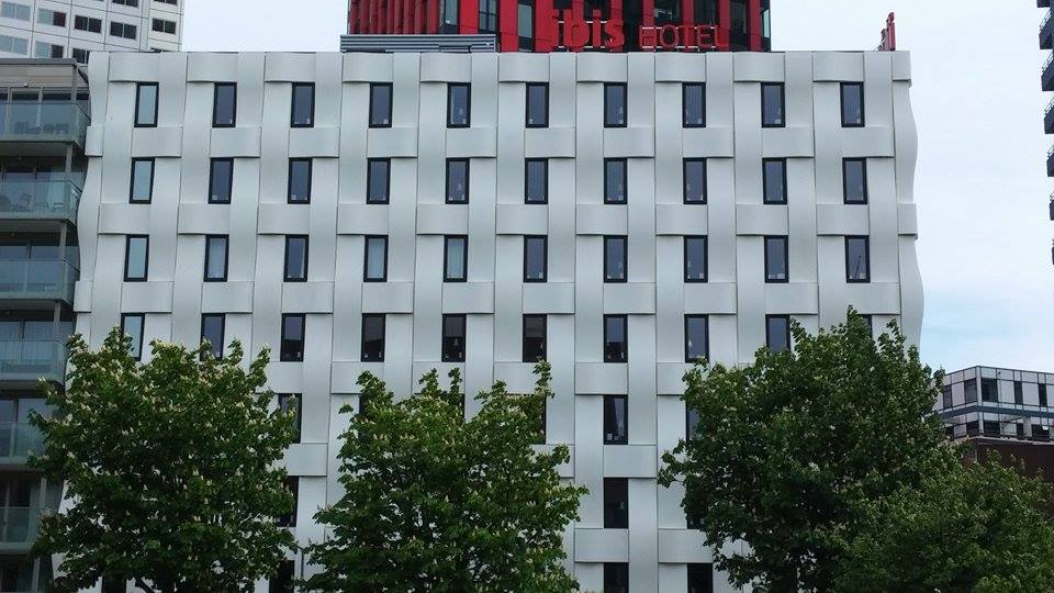 Funky Hotel Building Optical Illusion!