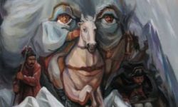 Hidden Face Optical Illusion