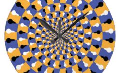 Spiral Clock optical Illusion